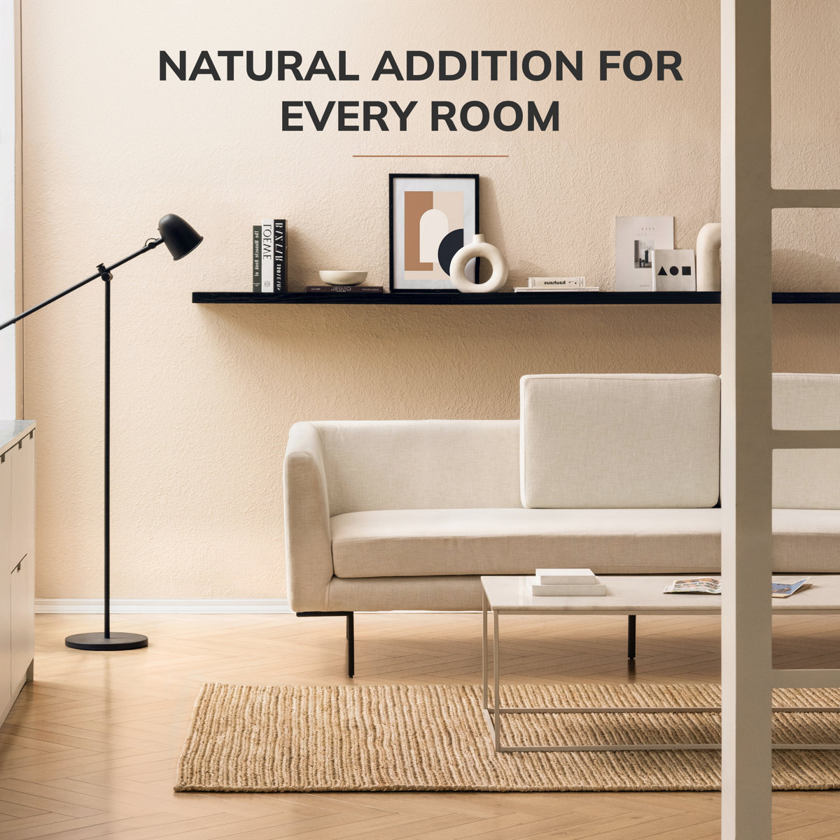 Birch Lane™ Oscar Jute Type Random Weave Natural & Reviews | Joss & Main